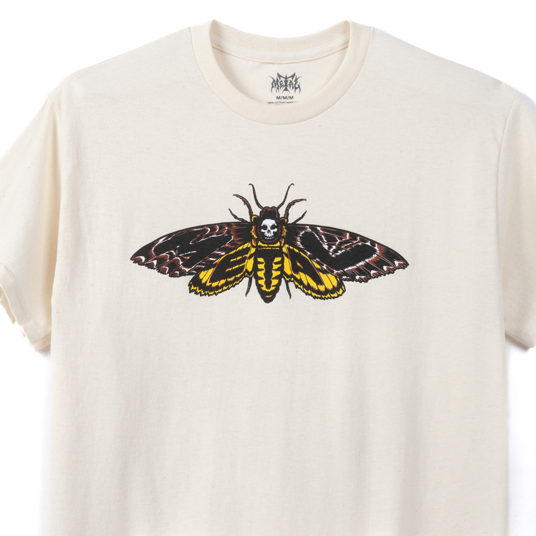 METAL MOTH T-SHIRT CREAM – metalskateboards.com