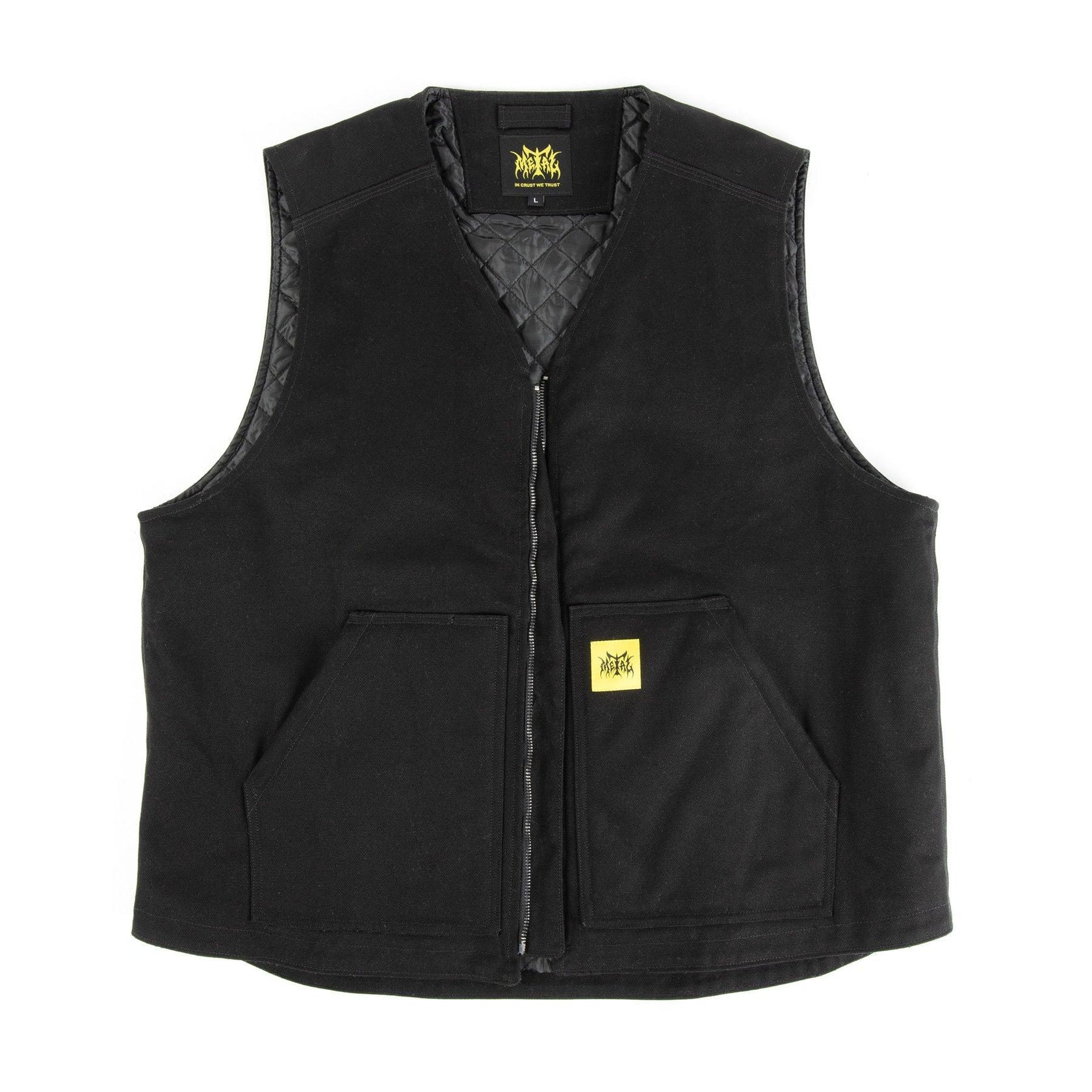 METAL TRUST IN CRUST VEST BLACK – metalskateboards.com